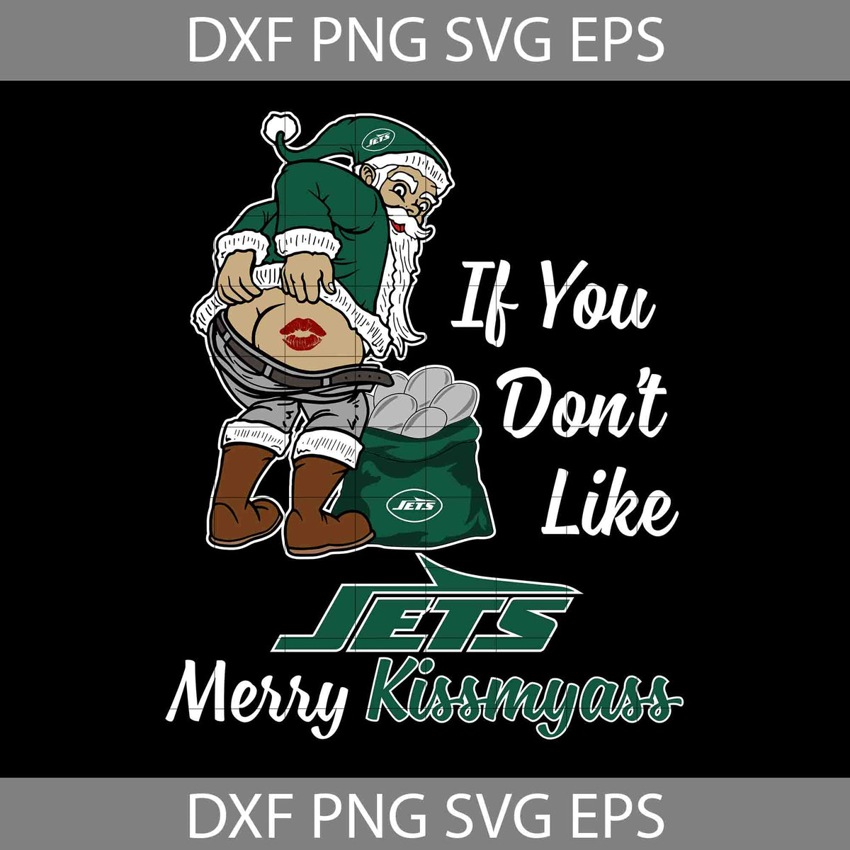 Merry Kissmyass Christmas Svg, Football Team Svg, Cartoon Svg, Cricut ...