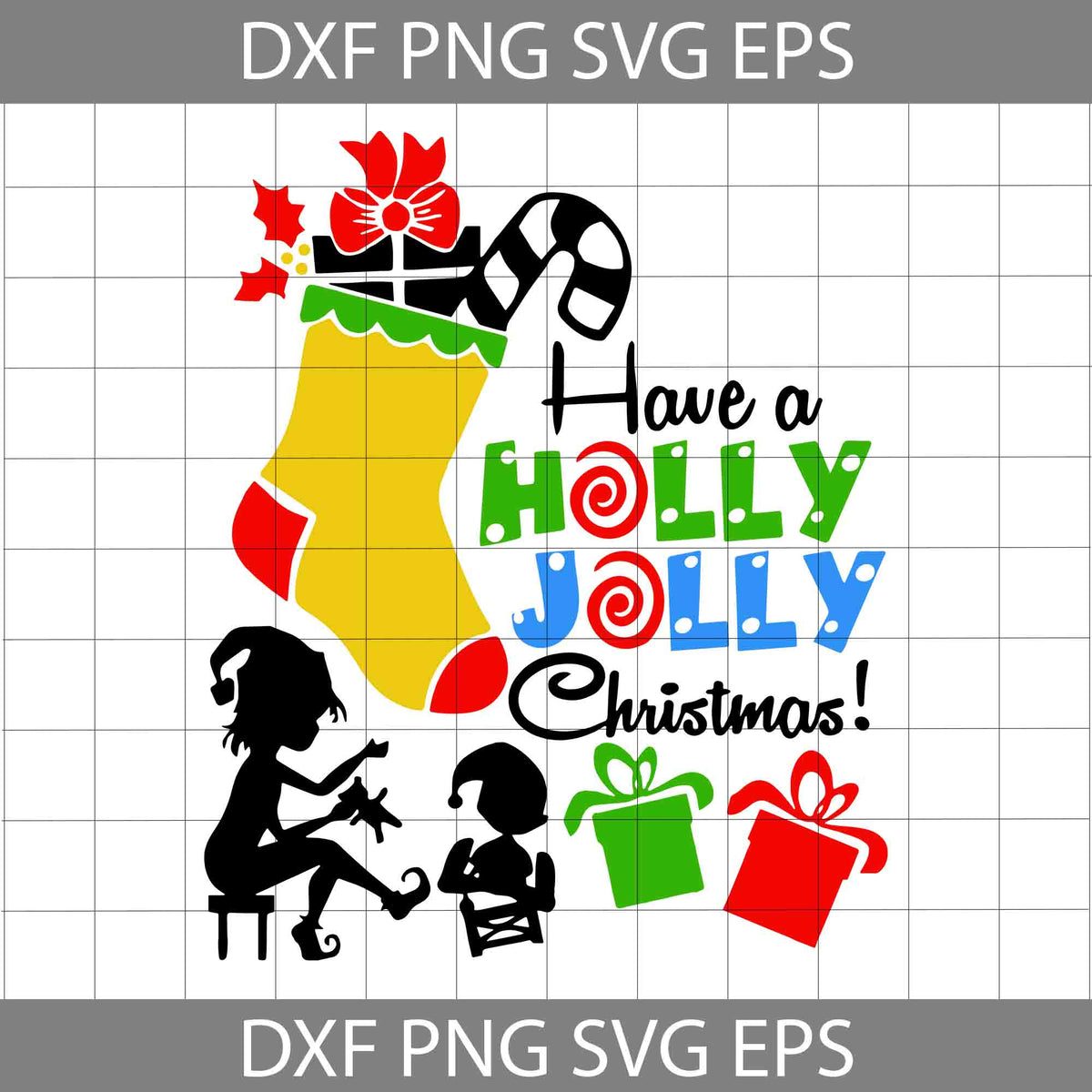 Have A Holly Jolly Christmas SVG, Holly Jolly Christmas Svg, Christmas ...