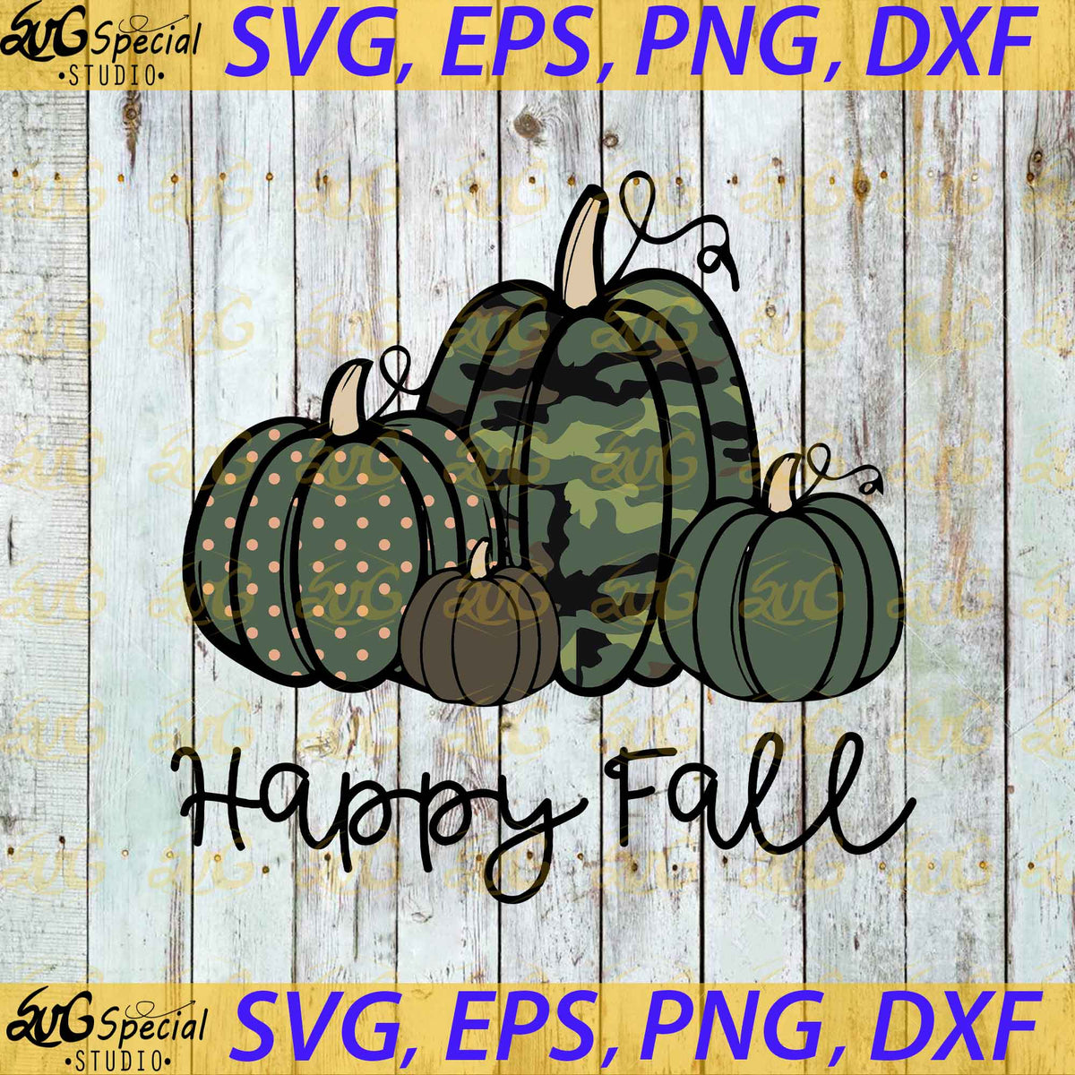 Pumpkins, Happy Fall, Halloween Svg, Thanksgiving Svg, Cricut File ...
