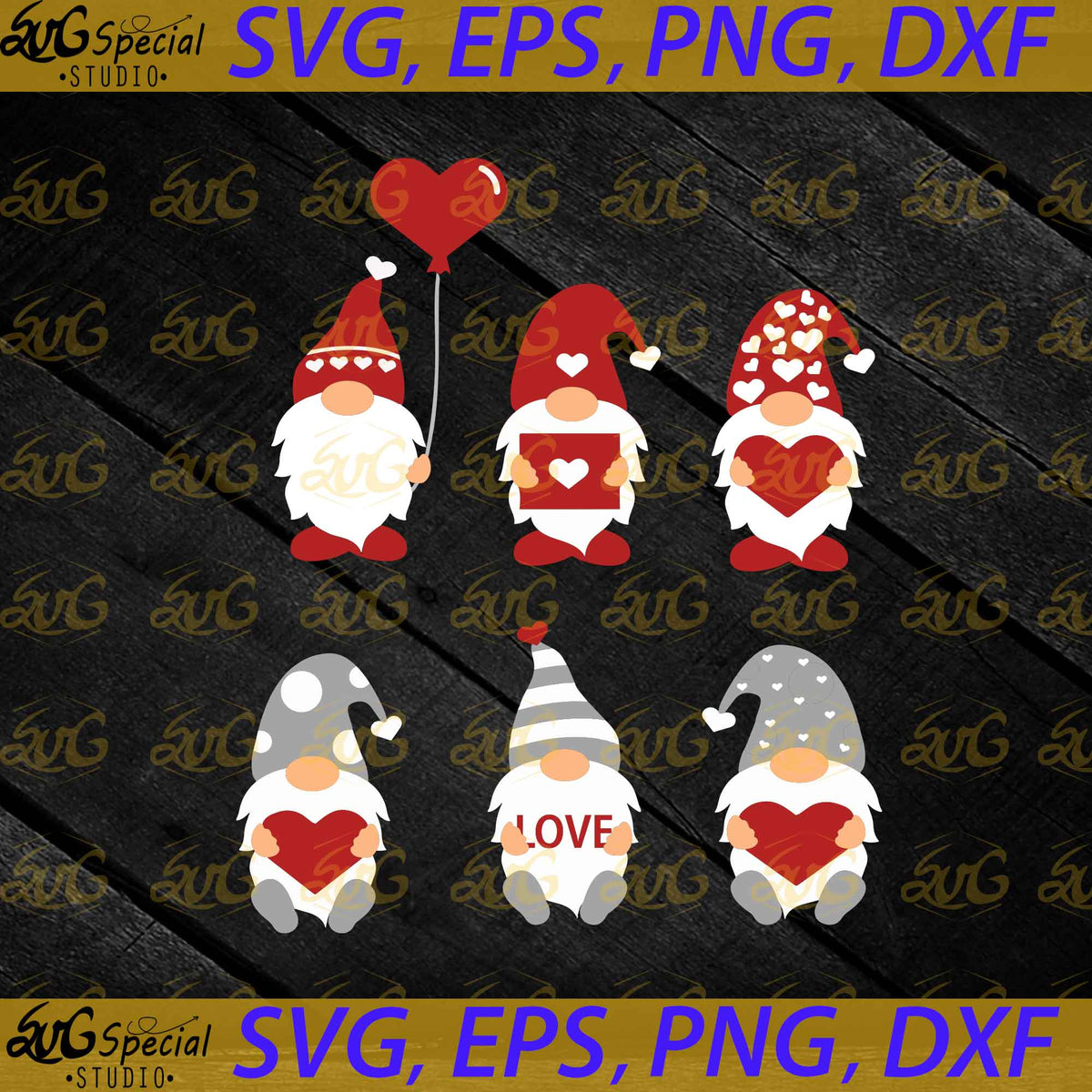Valentine gnomes svg Bundle, gnomes svg cut file, heart svg, valentine ...