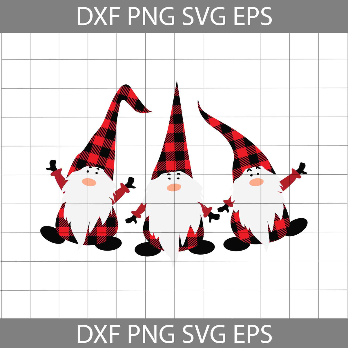 Gnome Buffalo Plaid Svg, Gnome Svg,Cartoon Svg, Christmas Svg, Gift SVg ...
