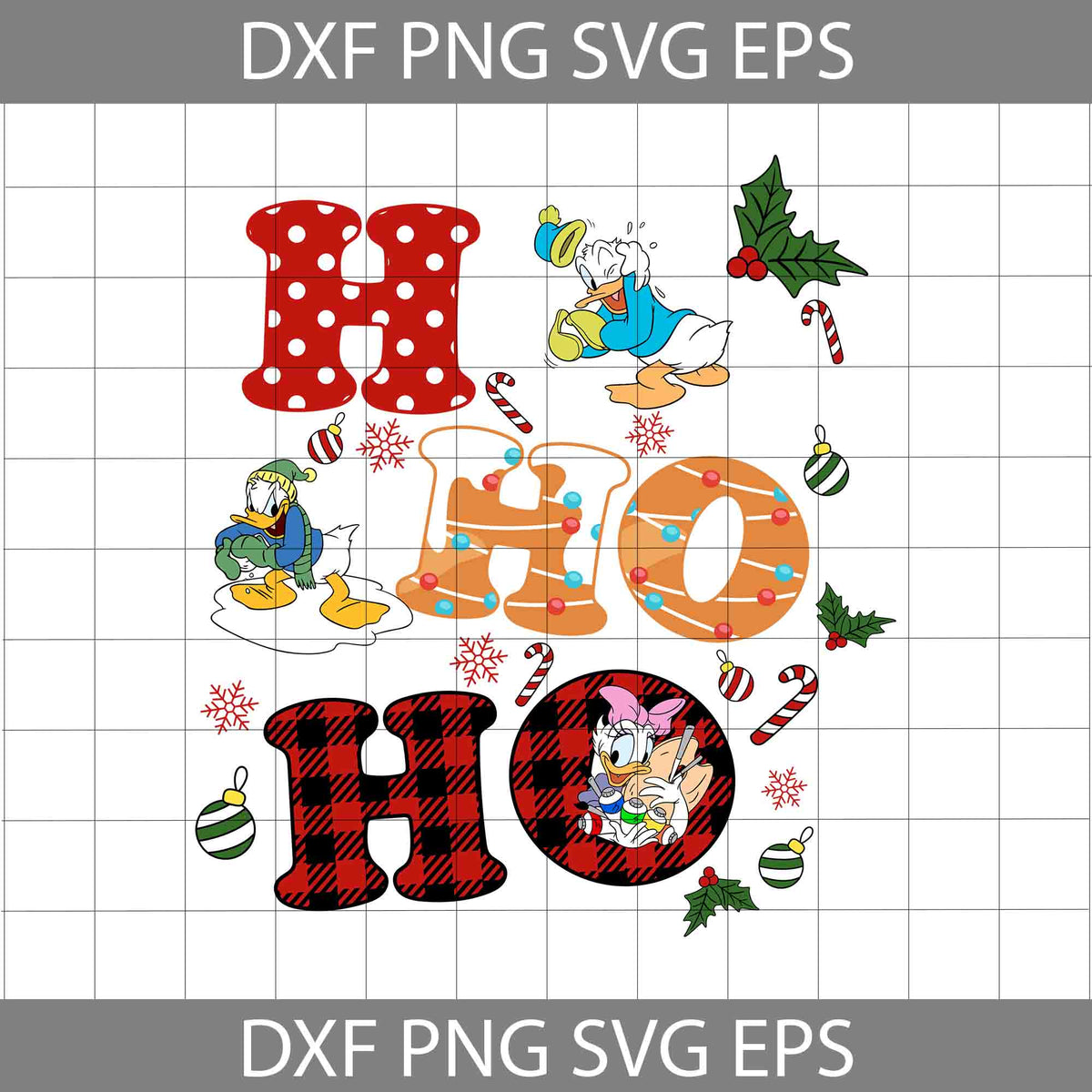 Ho Ho Ho Svg, Duck Svg, Duck Christmas Svg, Merry Christmas Svg ...