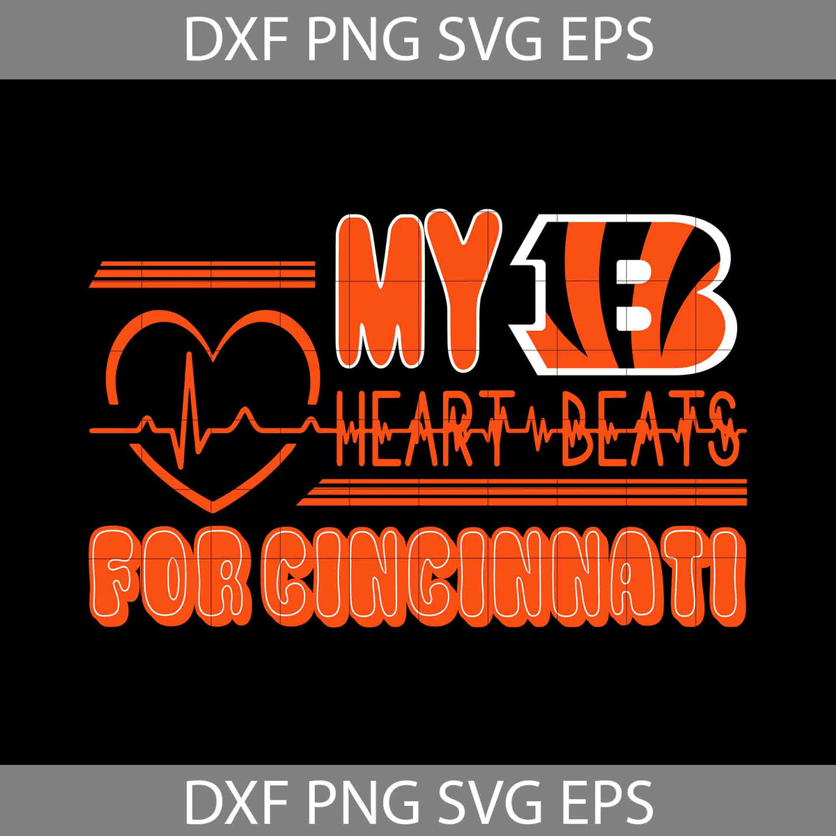 Heart Beats Svg, Football Svg, Cartoon Svg, Cricut File, Clipart, Svg ...