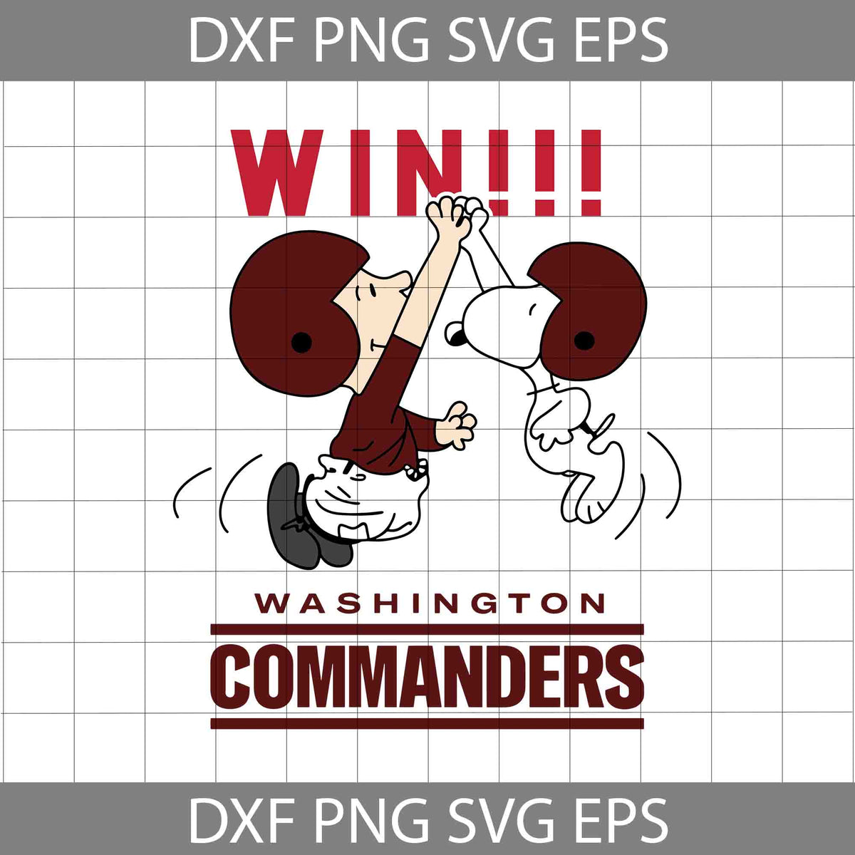 Win Svg, Football Svg, Cartoon Svg, Cricut File, Clipart, Svg, Png, Eps ...