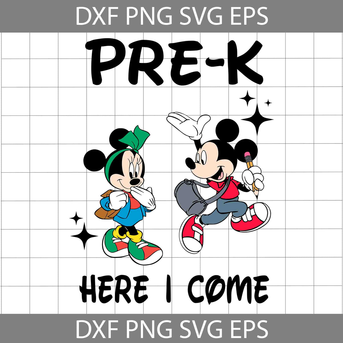 Pre K Here I Come Svg, Back To School Svg, Cricut File, Clipart, Svg ...