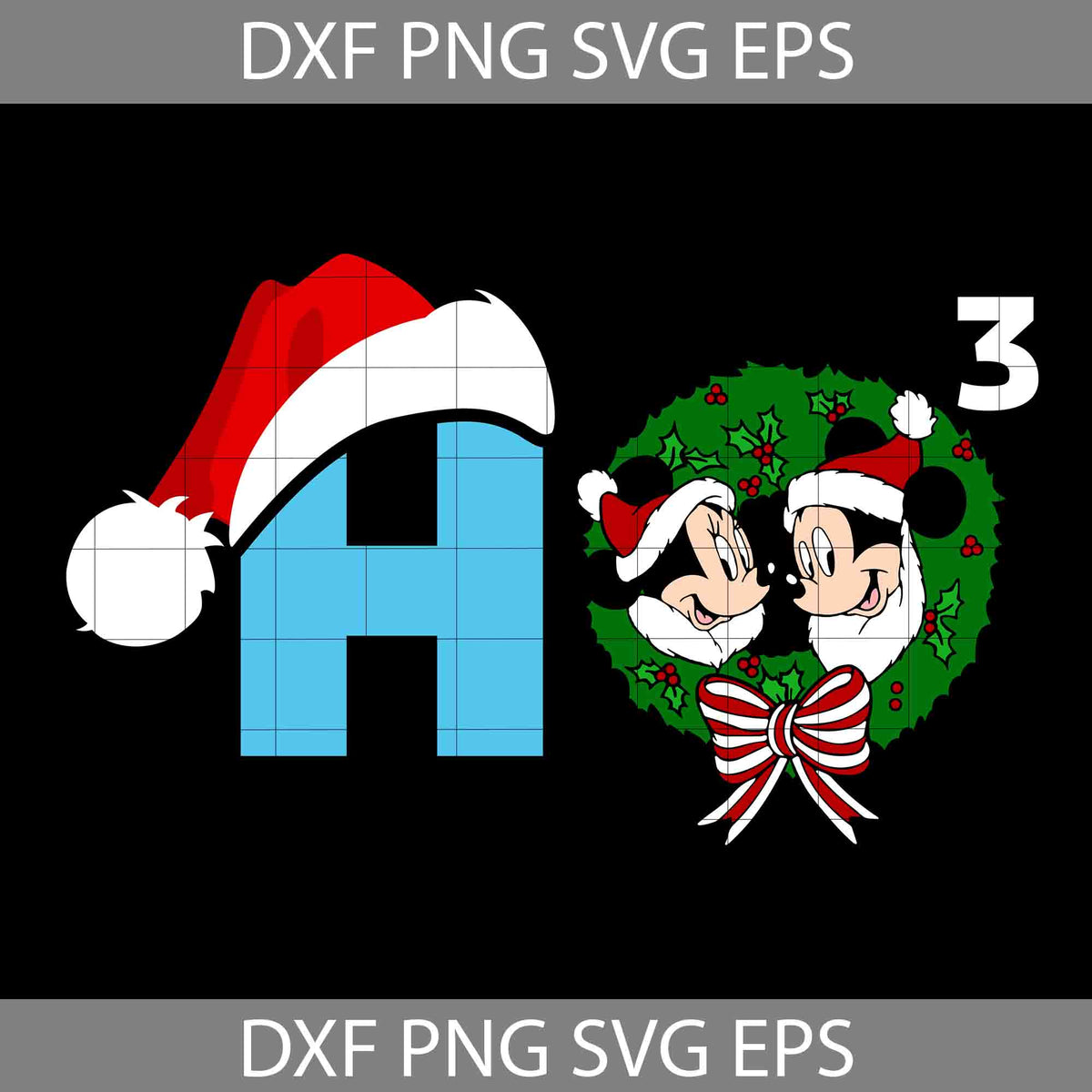 Ho Ho Ho Svg, Mouse Christmas Svg, Duck Christmas Svg, Merry Christmas ...