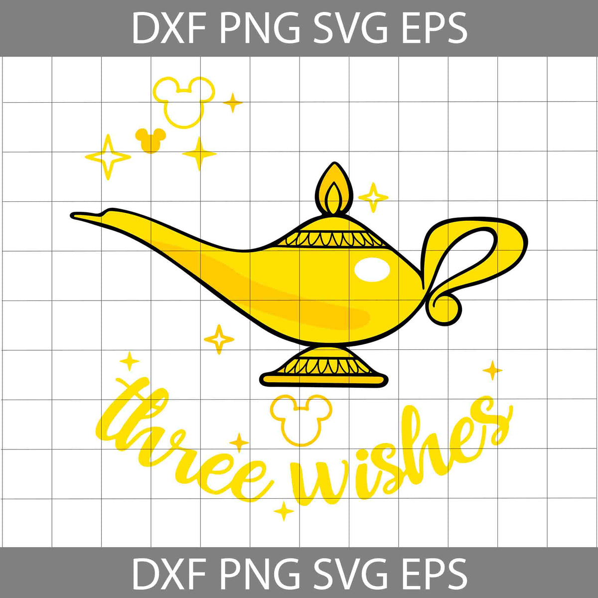 Three Wishes Svg, Princess Svg, Cartoon Svg, Cricut File, Clipart, Svg ...