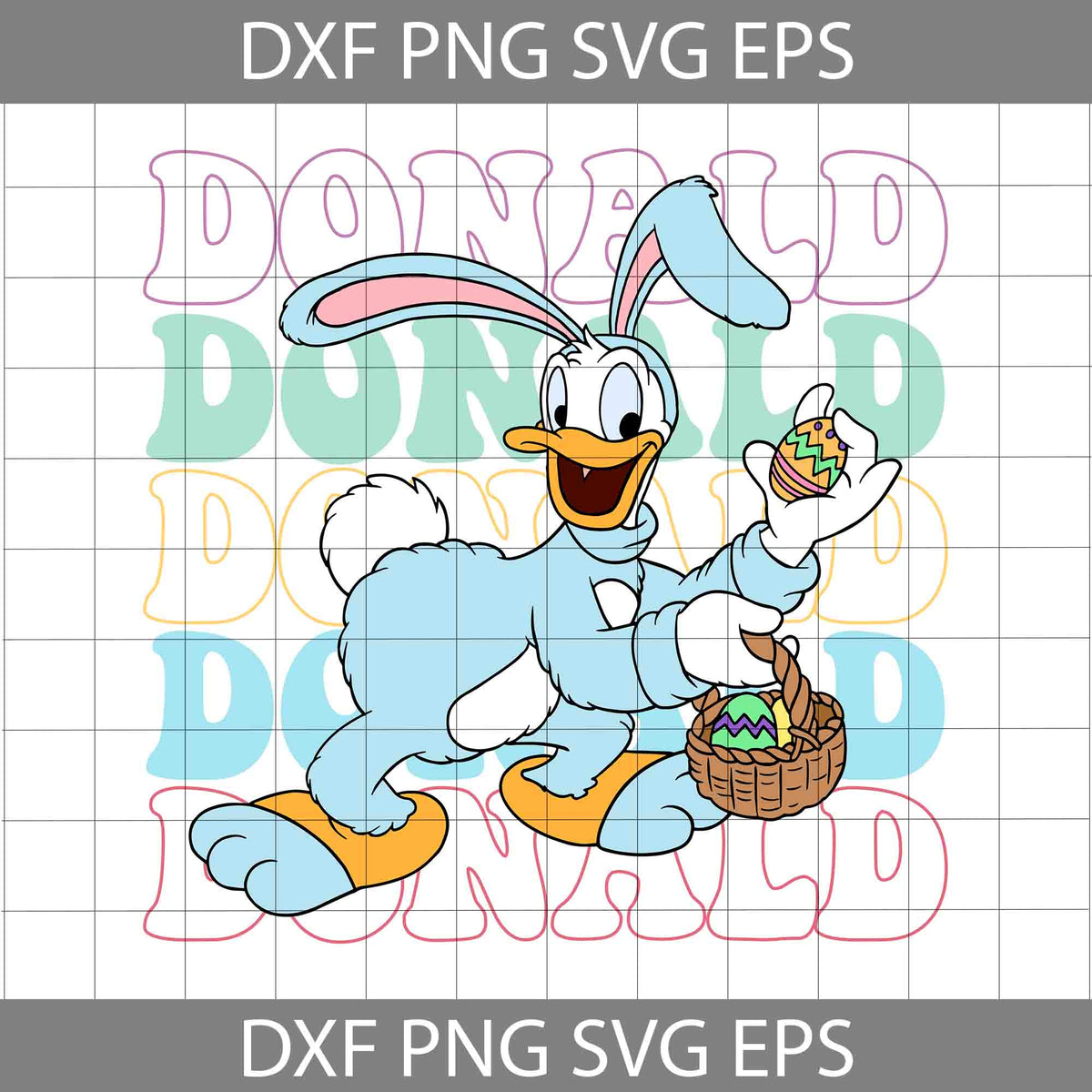 Happy Easter Duck Svg, Easter Duck Svg, Bunny Svg, Happy Easter Svg ...