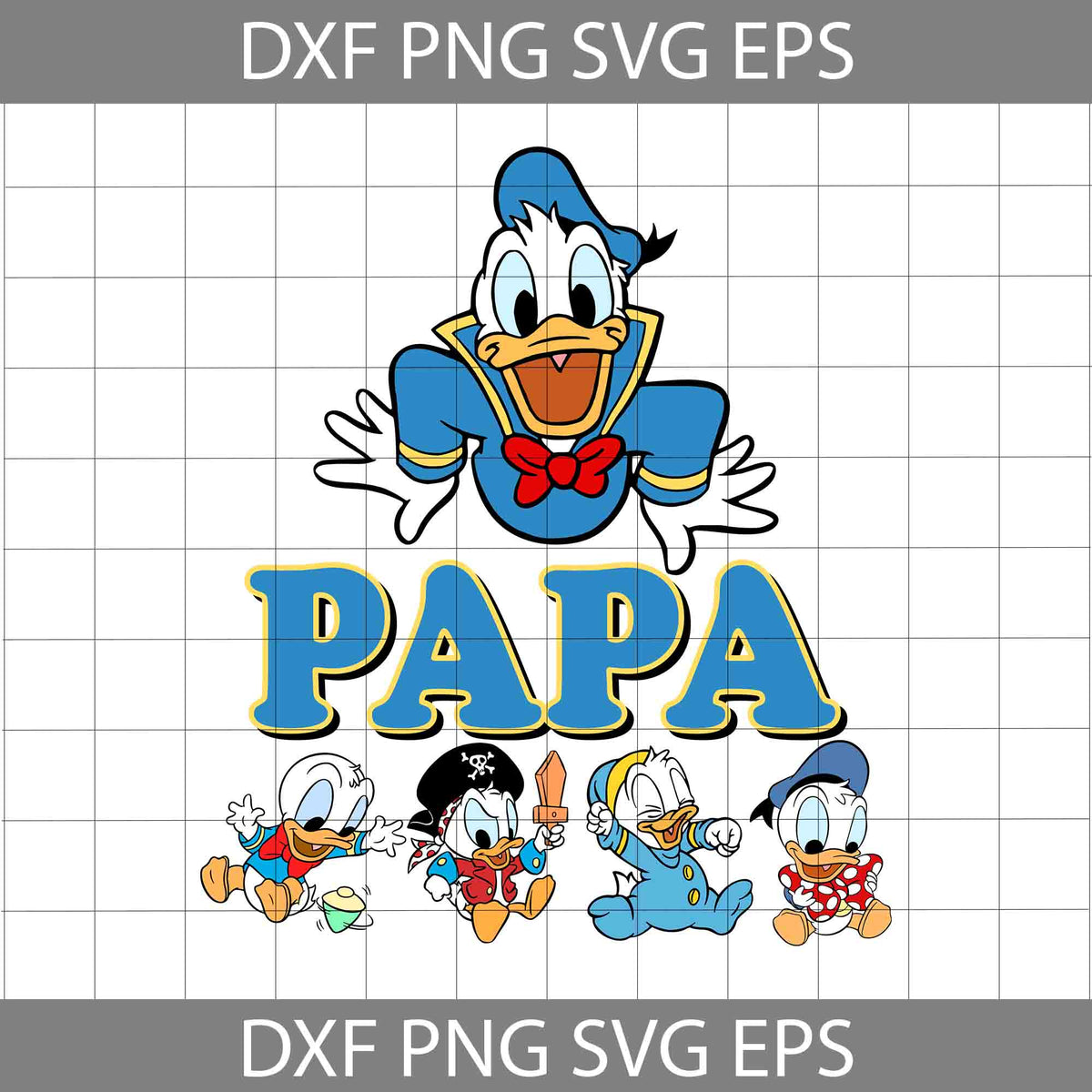 Duck Family Svg, Daddy Baby Svg, Dad Svg, Cartoon Svg, Father's Day Svg ...