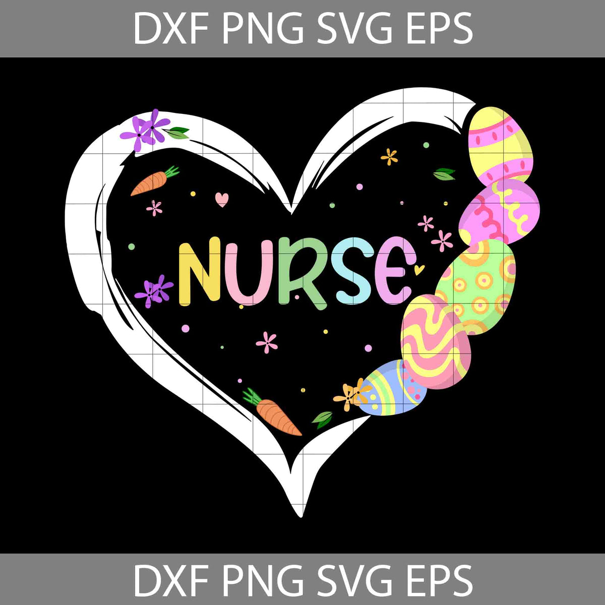 Nurse Easter Bunny Svg, Nurse Svg, Bunny Svg, Happy Easter Svg, Cartoon ...