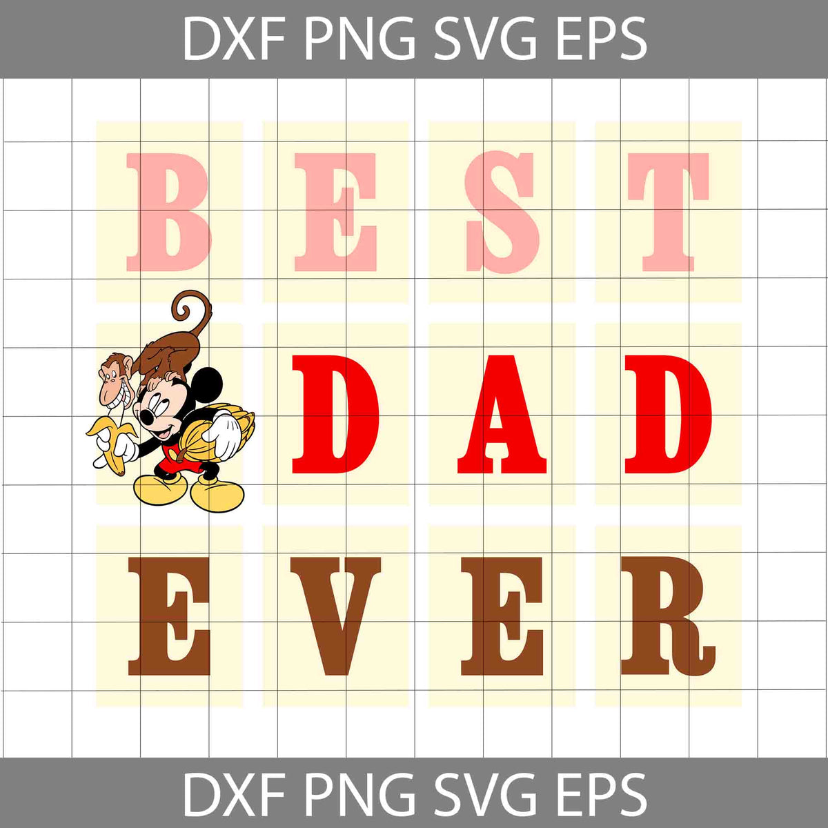 Mouse Dad Day Svg, Mouse Svg, Best Day Ever Svg, Cartoon Svg, Father's ...