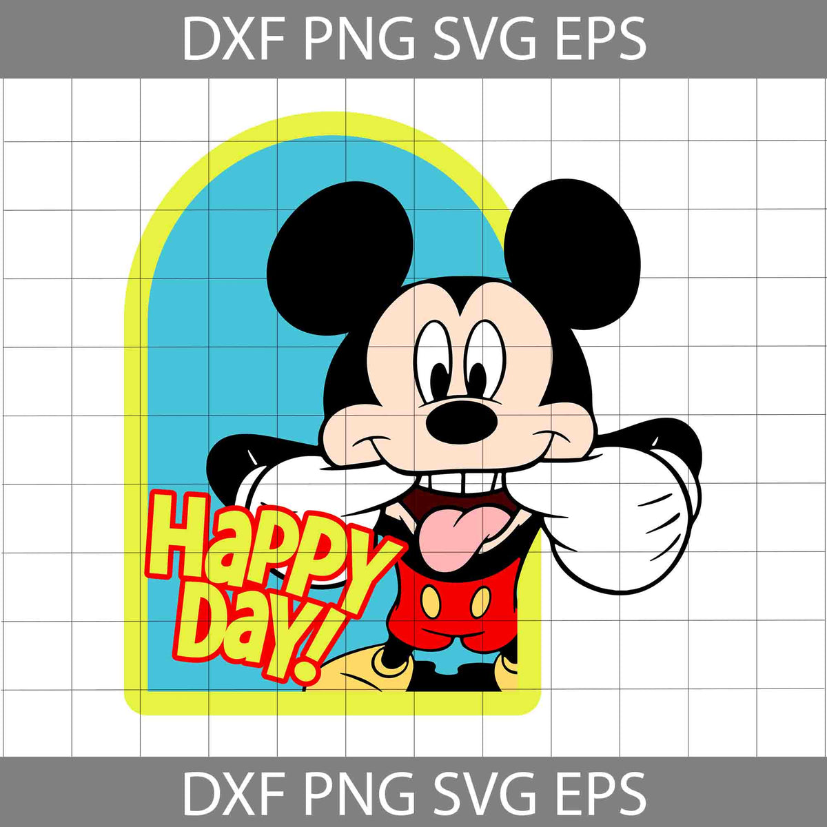 Mouse Happy Day Svg, Mouse Svg, Cartoon Svg, Cricut File, Clipart, Svg ...