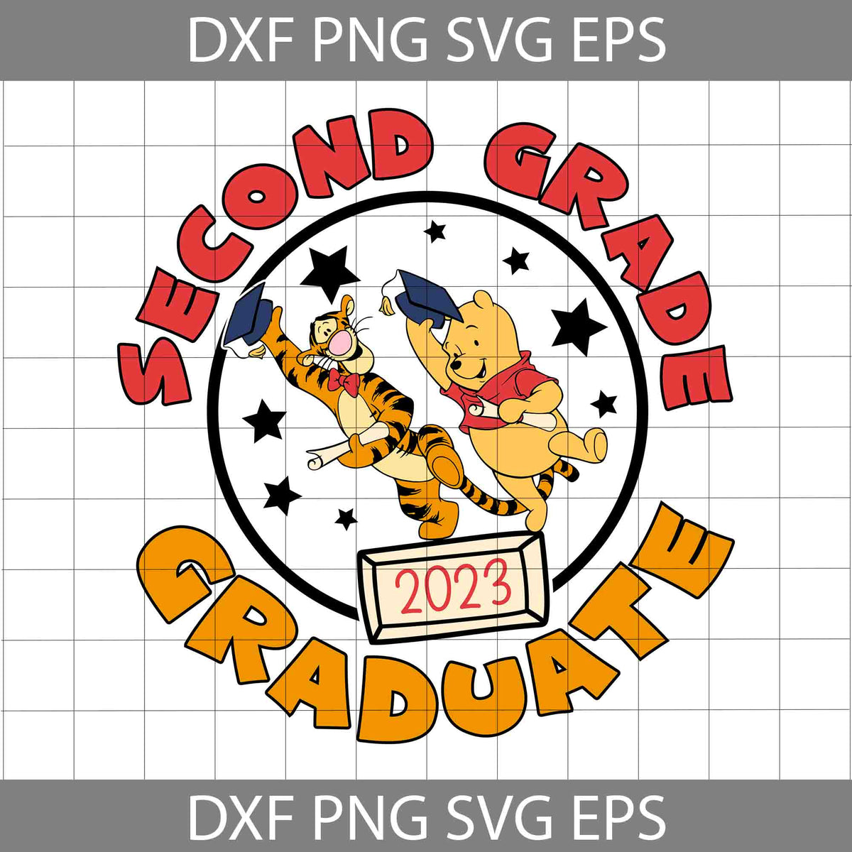 Second Grade Graduate Svg, Graduate Svg, Back To School Svg, Cricut ...