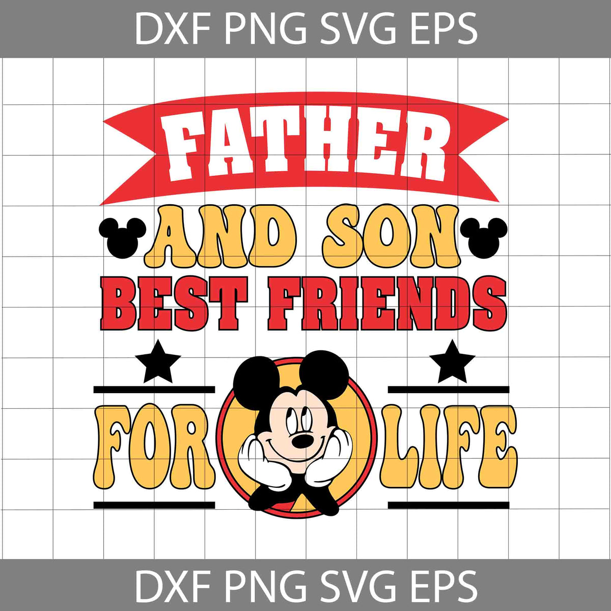 Mouse Father And Son Best Friends For Life Svg, Mouse Svg, Dad Svg ...