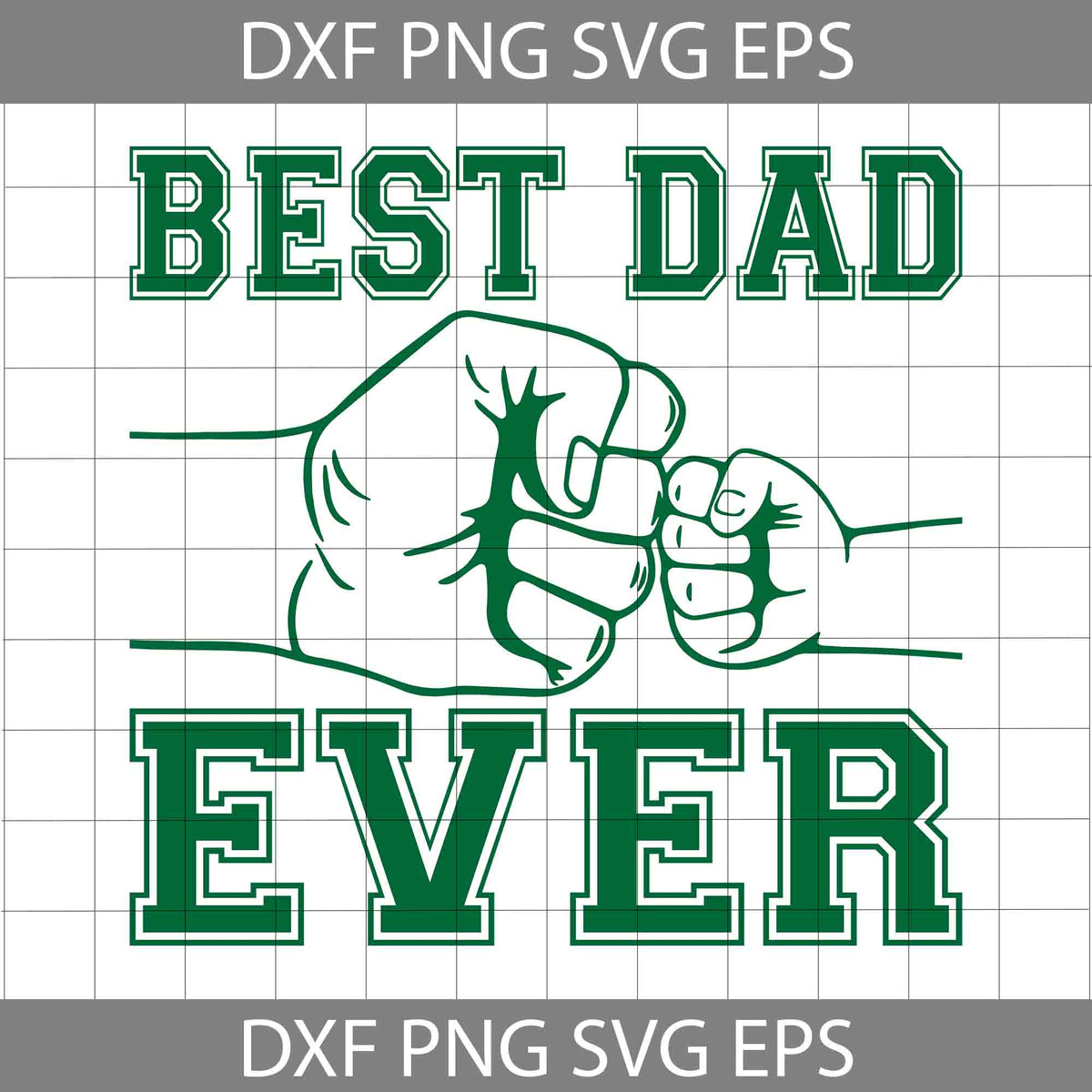 Best Dad Ever Dad And Son Fists Svg, Dad Svg, Cartoon Svg, Father's Day ...