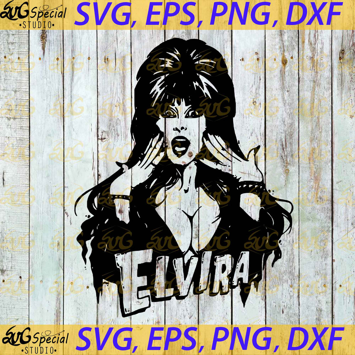 Elvira Svg, Halloween Svg, Cricut File, Silhouette Cameo, Witch Svg ...