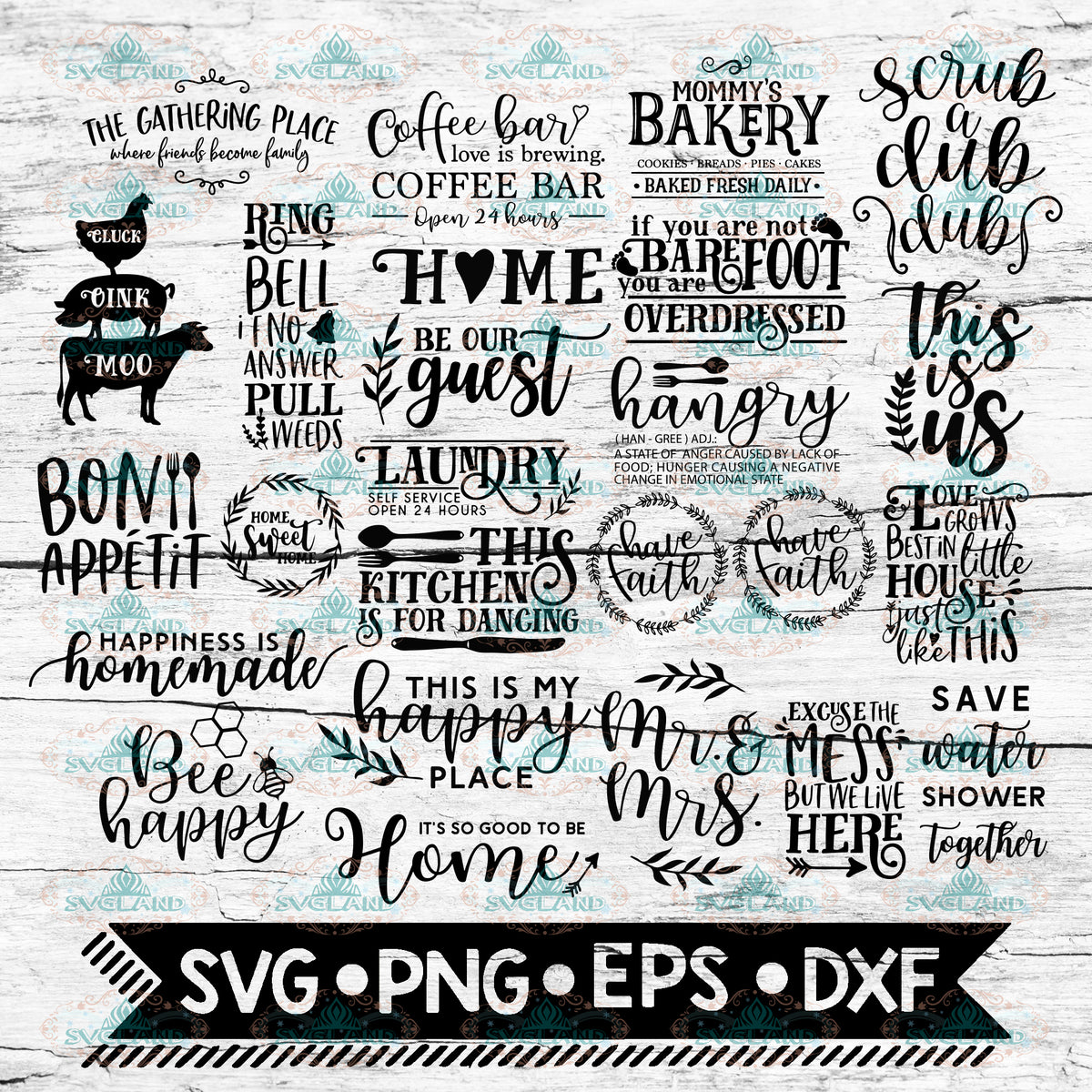 Home Sign Making SVG Cut File Bundle Deal | Cut File for Cricut & Cameo ...