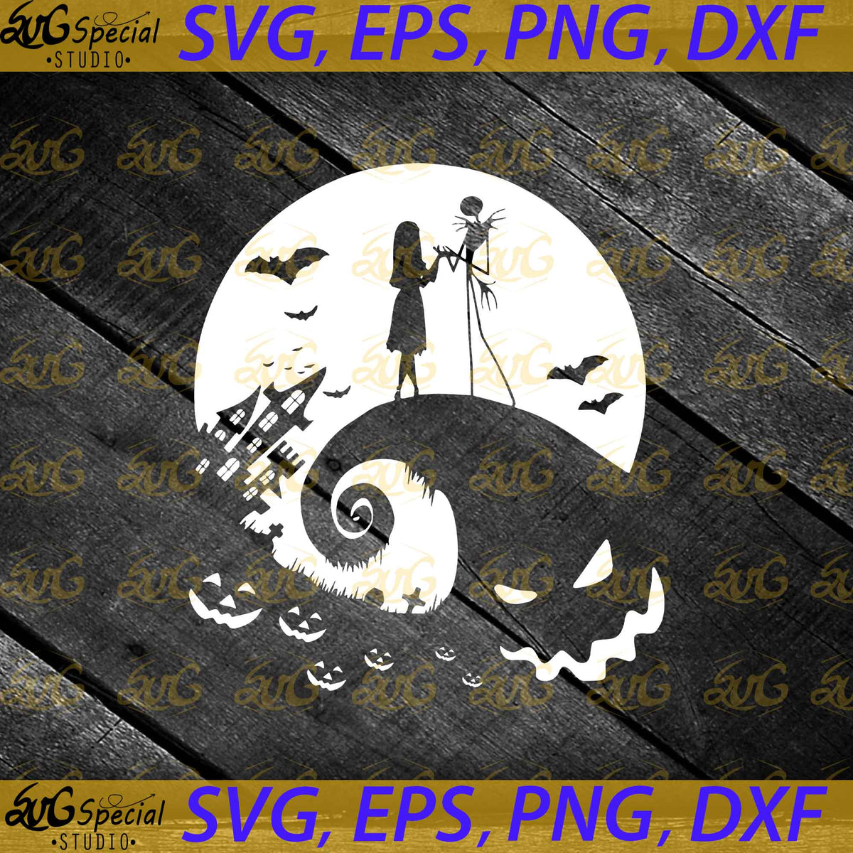 Jack and Sally svg, Jack Sally Boogieman, Nightmare Before Christmas ...