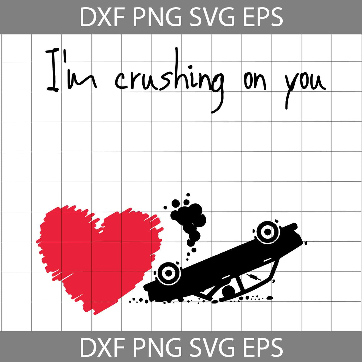I’m Crushing On You Svg, Crush Svg, Love Svg, Valentine’s Day Svg, Gift ...