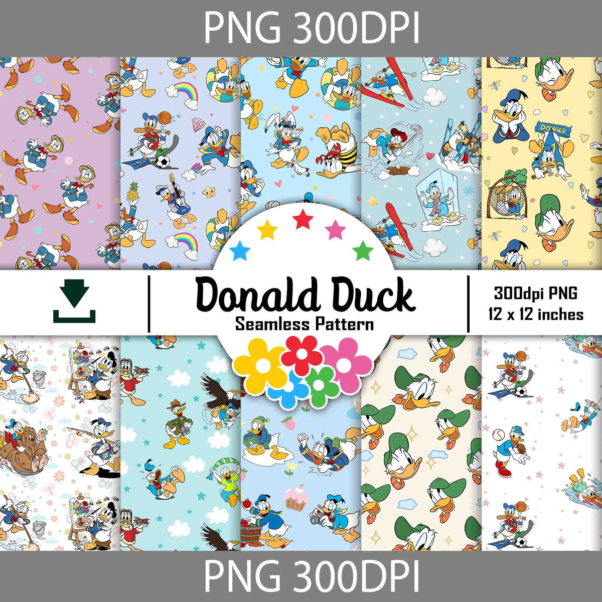 Duck Seamless Pattern, Scrapbook Papers, Pattern Paper, Background ...