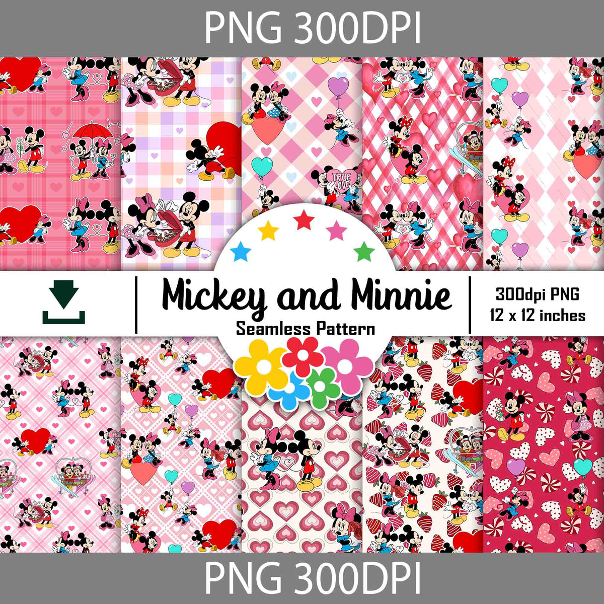 Mouse Seamless Pattern, Scrapbook, Digital Paper, Wallpaper, Background ...