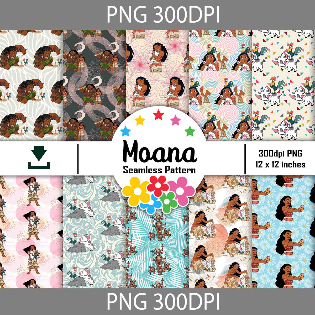 Cute Seamless Pattern, Digital Papers, Scrapbook Papers, Pattern Paper ...