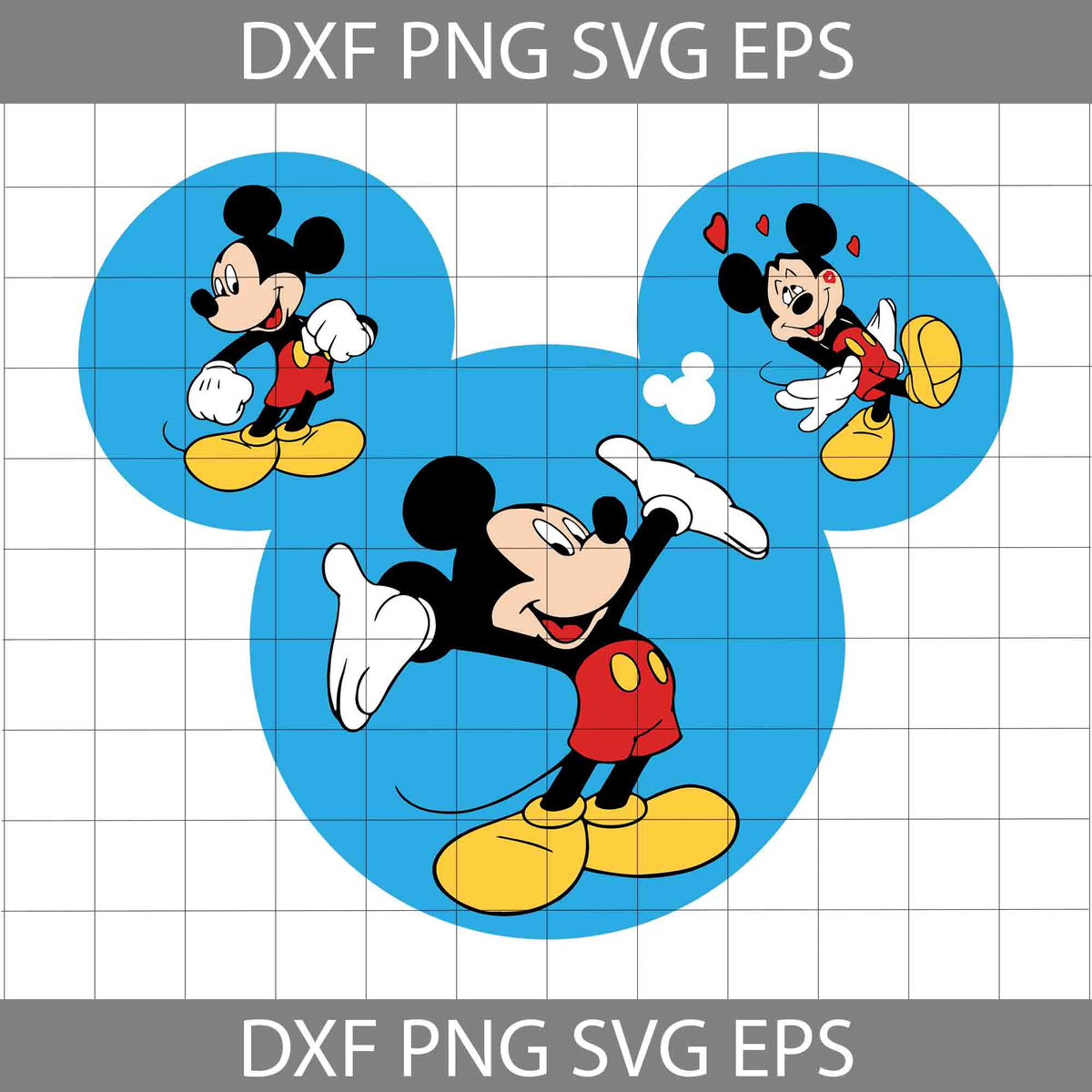 Mickey Svg, Mickey Mouse Svg, Cartoon Svg, Cricut File, Clipart, Svg ...