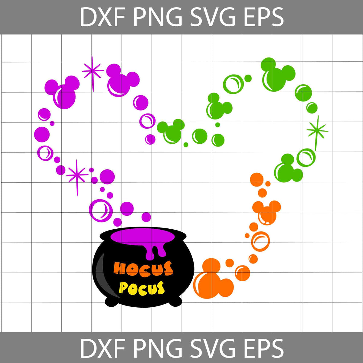 Hocus Pocus Mouse Ears Svg, Hocus Pocus Svg, Halloween Svg, Cricut File ...