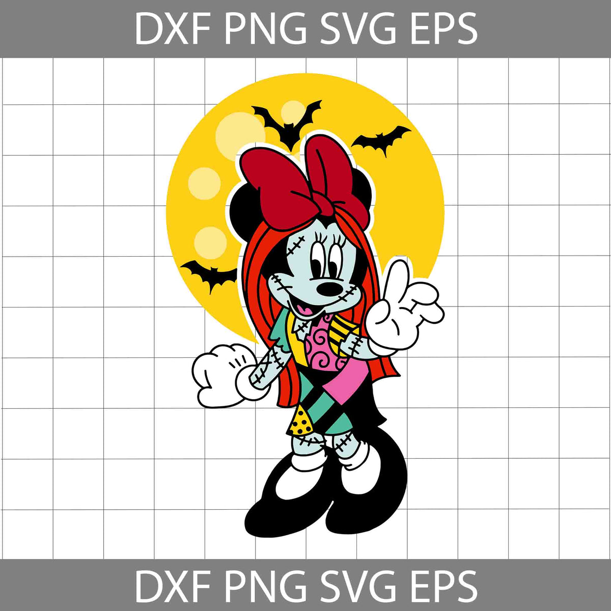 Mouse Svg, Mouse Nightmare Svg, The Nightmare Before Christmas SVG ...
