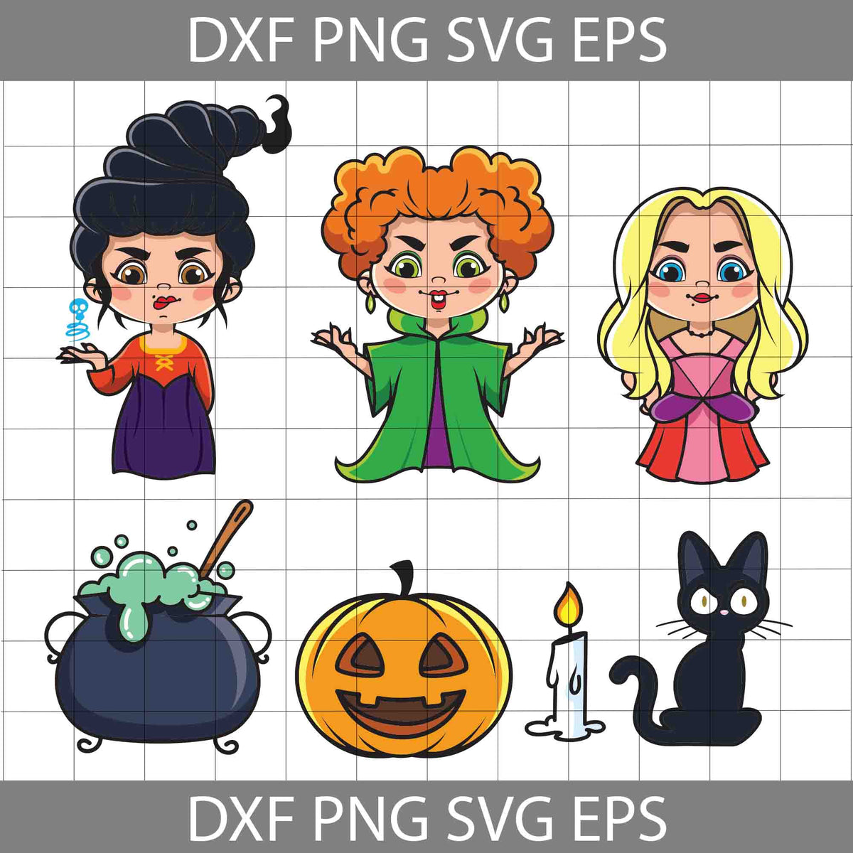 Hocus Pocus SVG Bundle, Hocus Pocus Svg, Halloween Svg, Cricut File ...