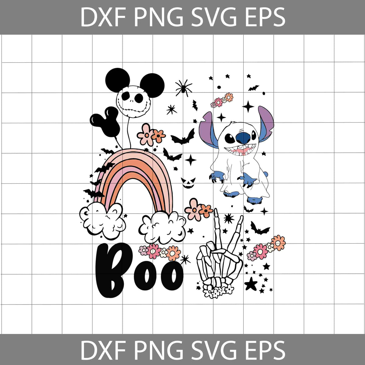 Stitch Boo svg, Cute Ghost Svg, Lilo And Stitch Svg, Halloween svg ...