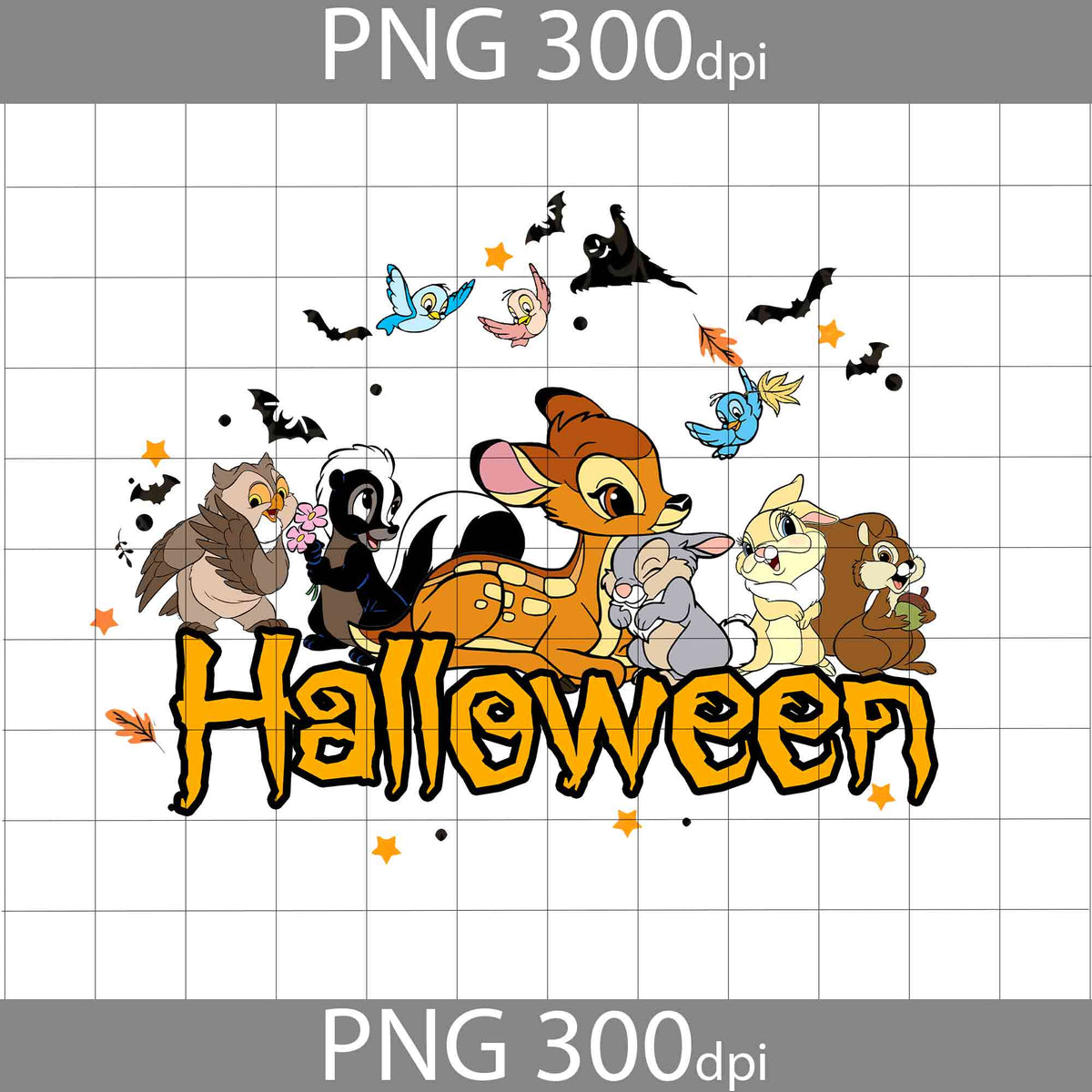 Halloween Bambi Png, Thumper Png, Funny Characters Png, Halloween Png ...