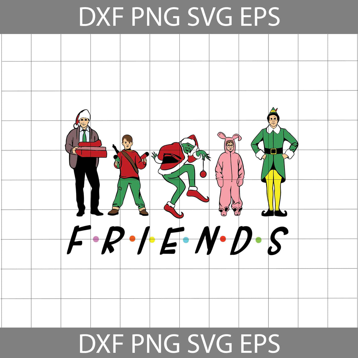 Friends Svg, And Friends Svg, Christmas Svg, Gift svg, Cricut File ...