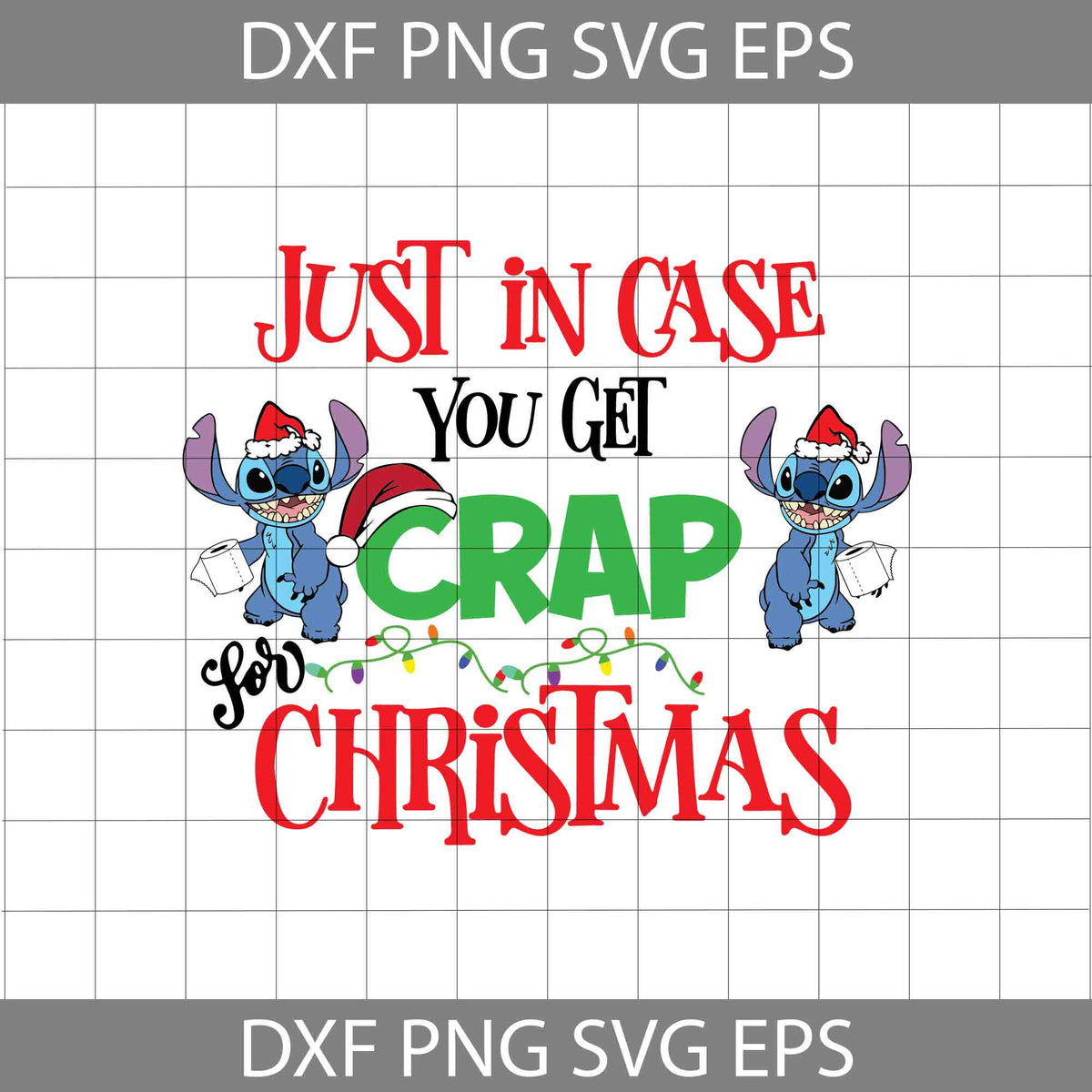 In Case You Get Crap For Christmas Svg, Shit Svg, Toilet Paper Svg ...