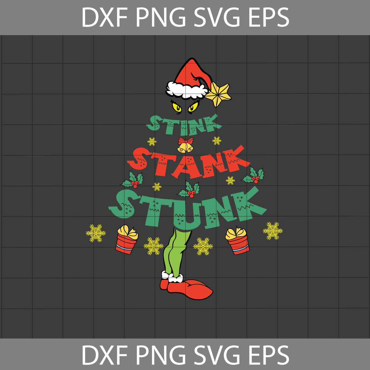 Stink Stank Stunk Svg, Cartoon Svg, Christmas Svg, Gift Svg, Cricut ...