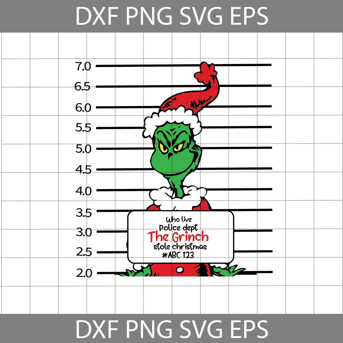 Stole Christmas Police Lineup Svg, Cartoon SVg, Christmas Svg, Gift Svg ...