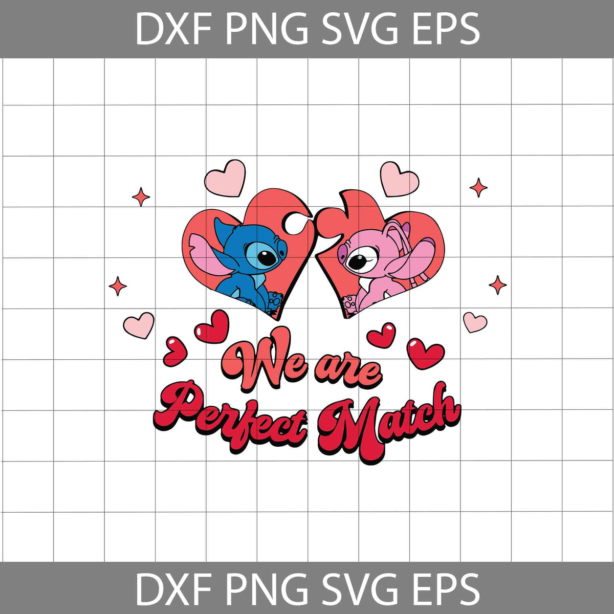We Are Perfect Match Svg, Matching Couple Svg, Love Svg, Heart Svg ...