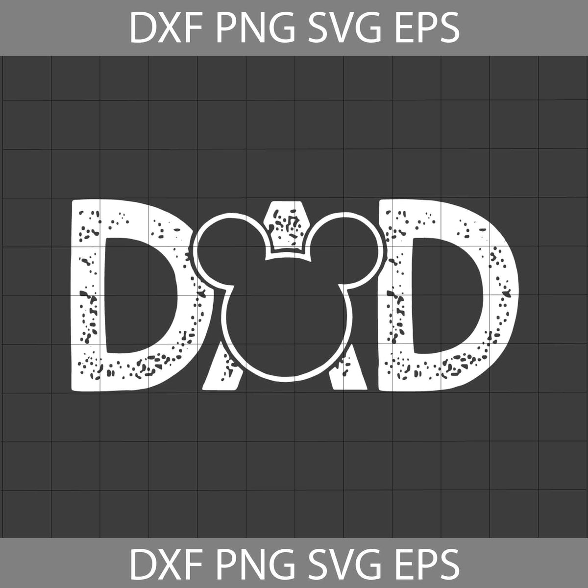 Mickey Mouse Dad Svg, Dad Svg, Father's Day Svg, Cricut File, Clipart ...