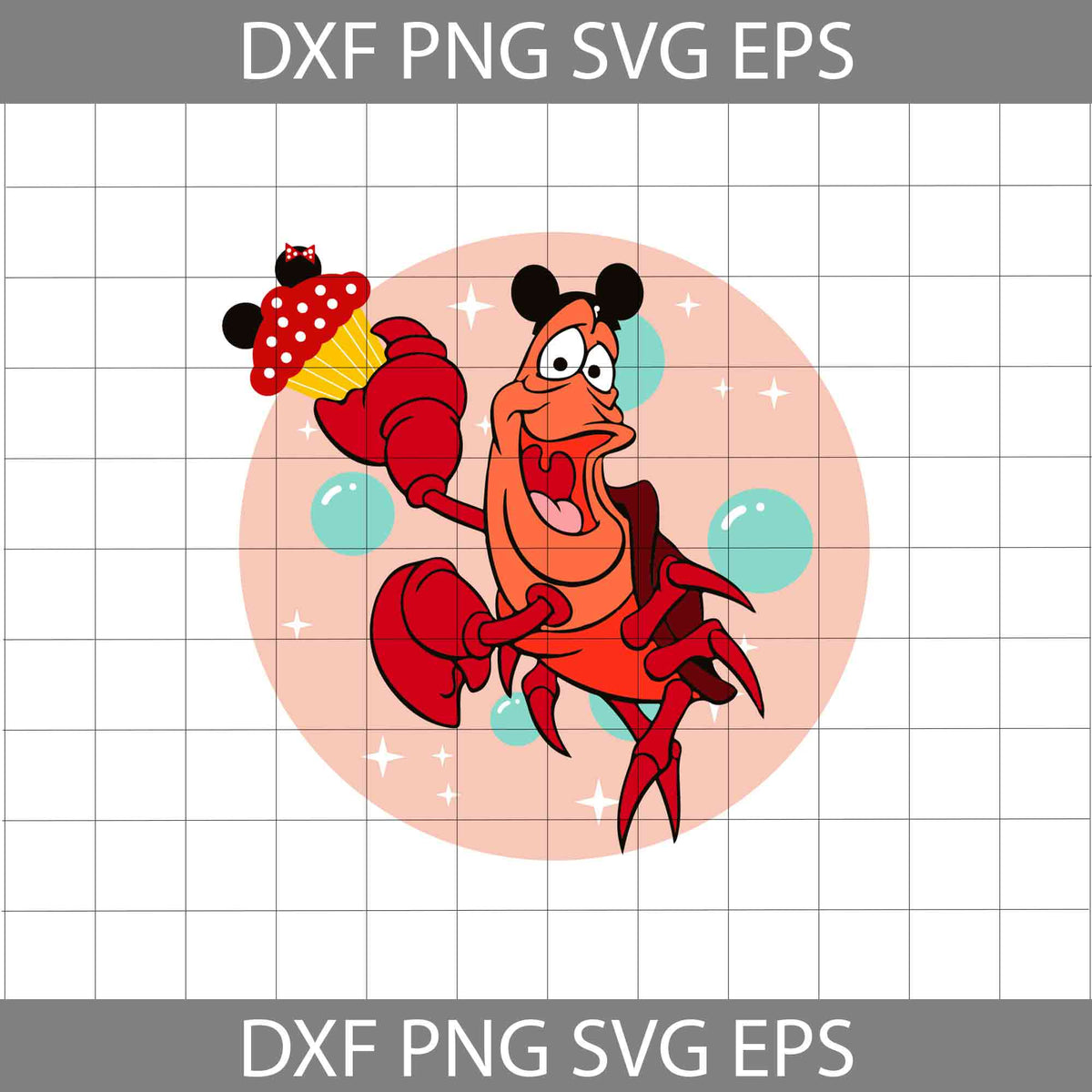Sebastian Snacks Mickey Mouse Ears Svg, Sebastian Vacay Mode Svg, The ...
