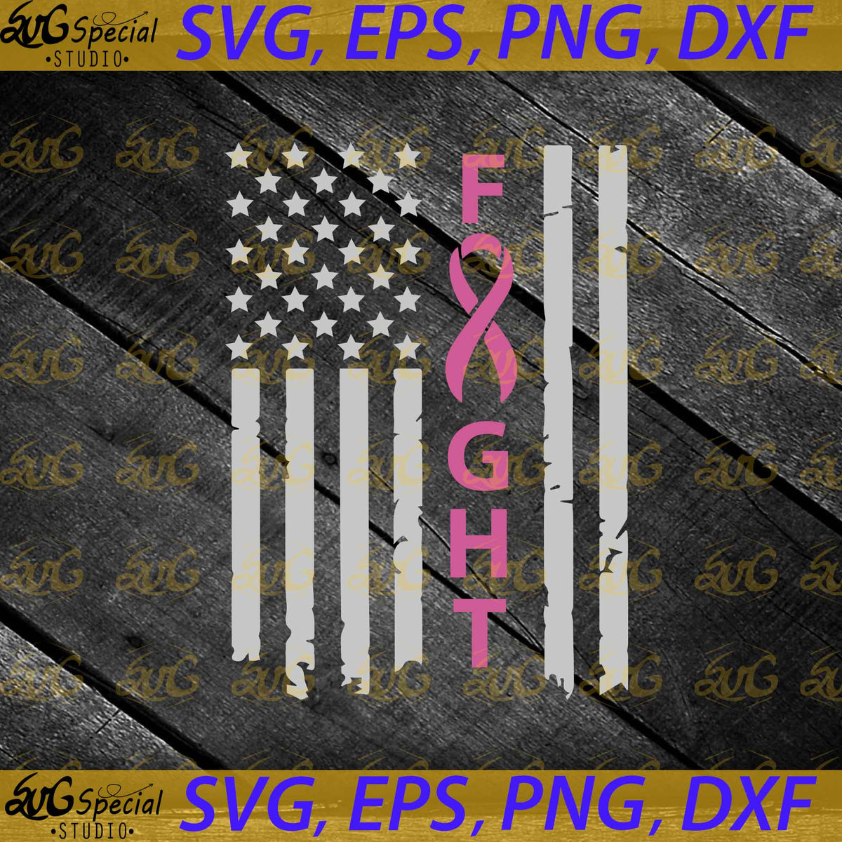 Fight Svg, Awareness Svg, Breast Cancer Svg, Pink Ribbon Svg, Fight ...