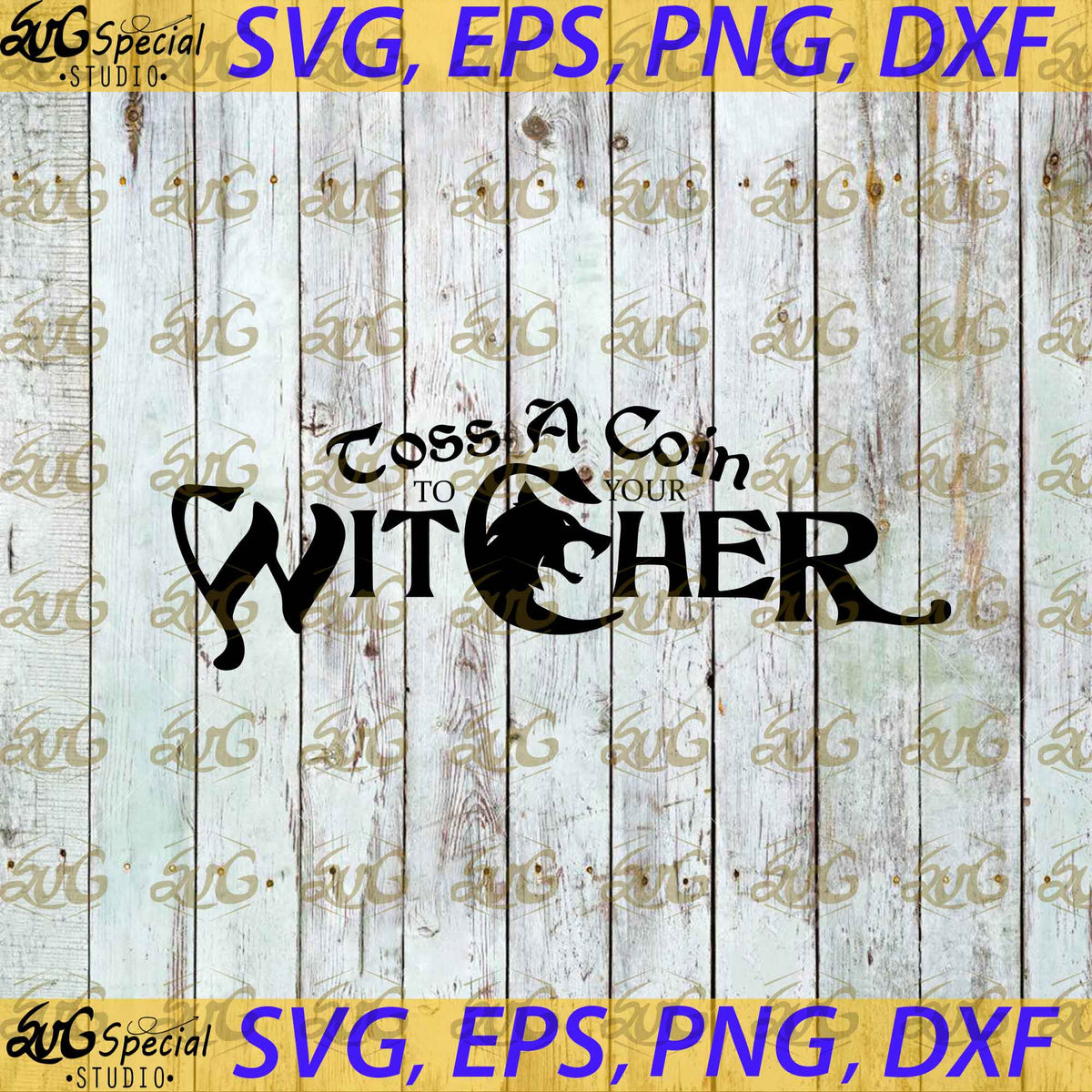 Toss A Coin To Your Witcher Svg, The Witcher Svg, Wolf Medallion Svg ...