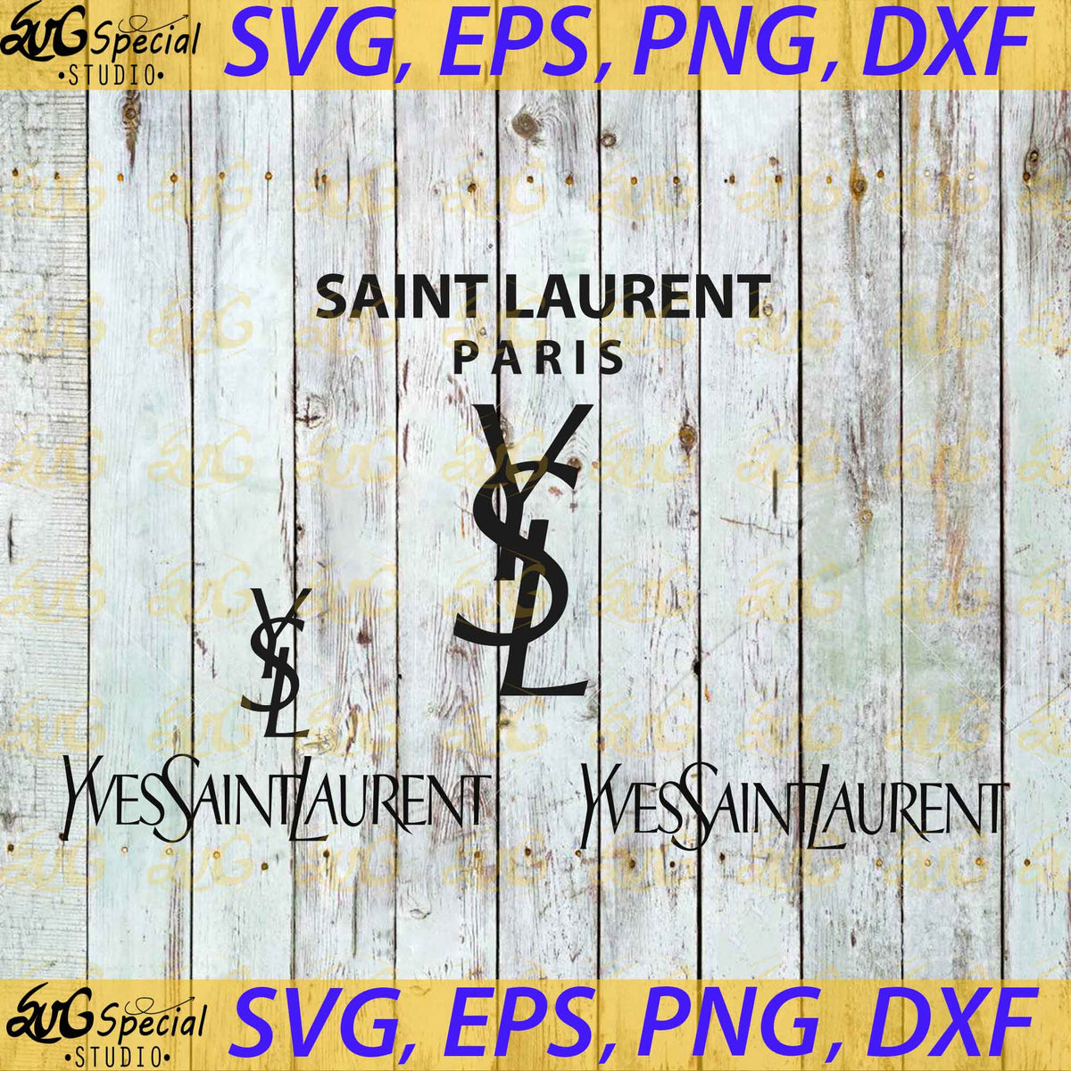 YSL Logo, Bundle, Saint Laurent Svg, Cricut Svg, Brand Logo | Svgspecial