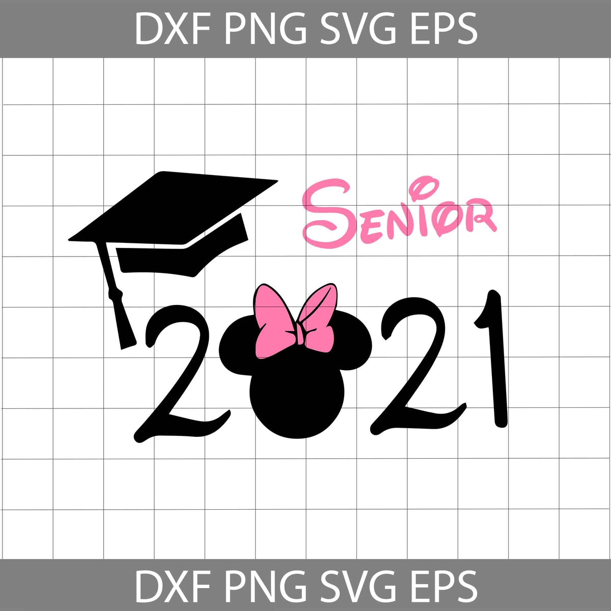 Senior 2021 Svg, Mickey Graduation svg, Graduation Svg, cricut File ...
