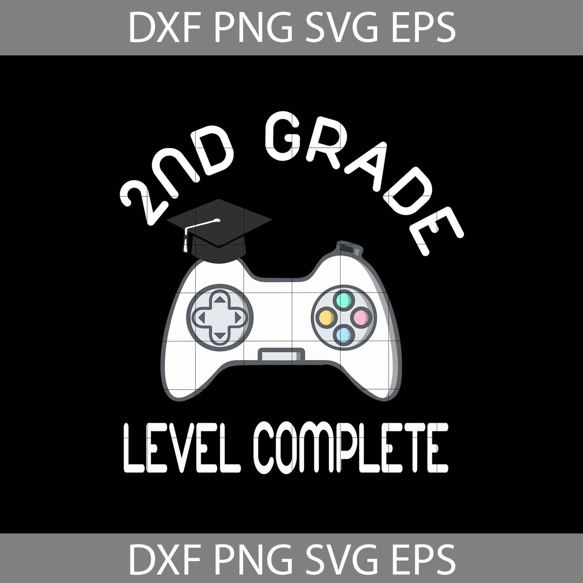 2nd Grade level complete svg, Graduation svg, cricut file, clipart, svg ...