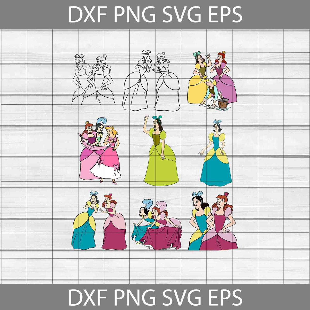Drizella Tremaine Svg, Cinderella Svg, Bundle, Cricut File, Clipart ...