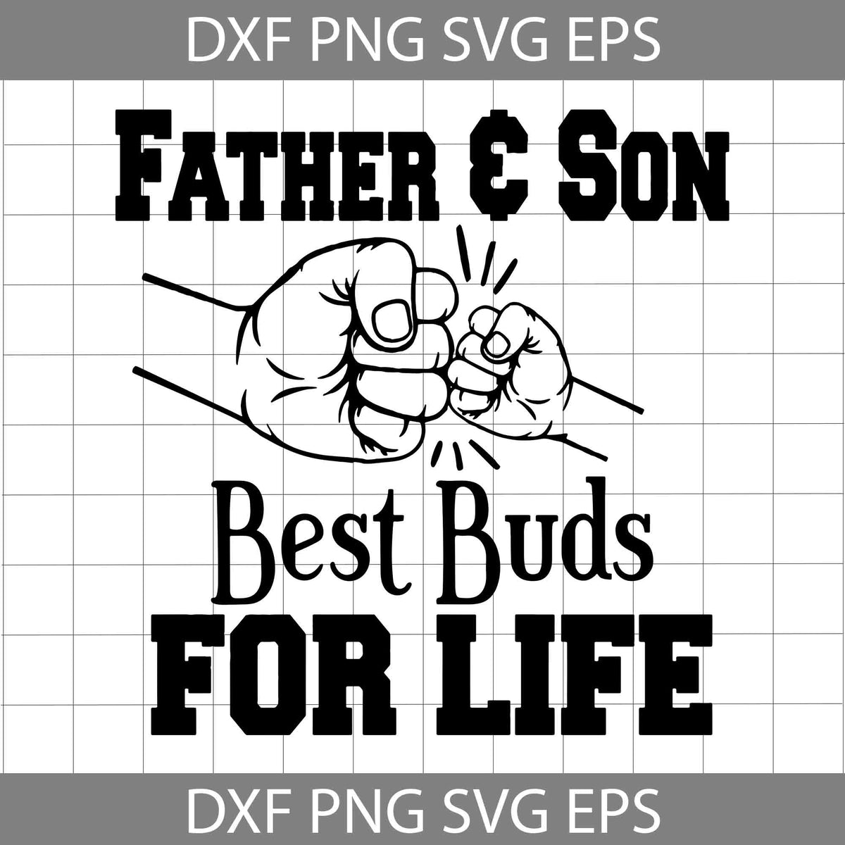 father and son best buds for life svg, dad Svg, Father's day svg ...