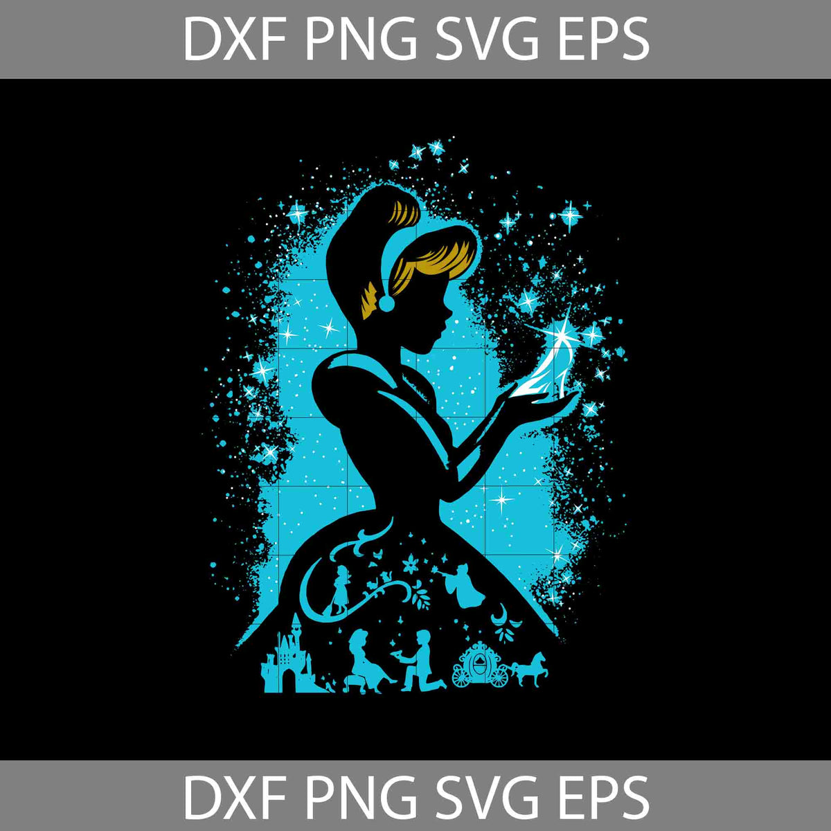 Princess svg, Cartoon Svg, Cricut File, Clipart, Svg, Png, Eps, Dxf ...