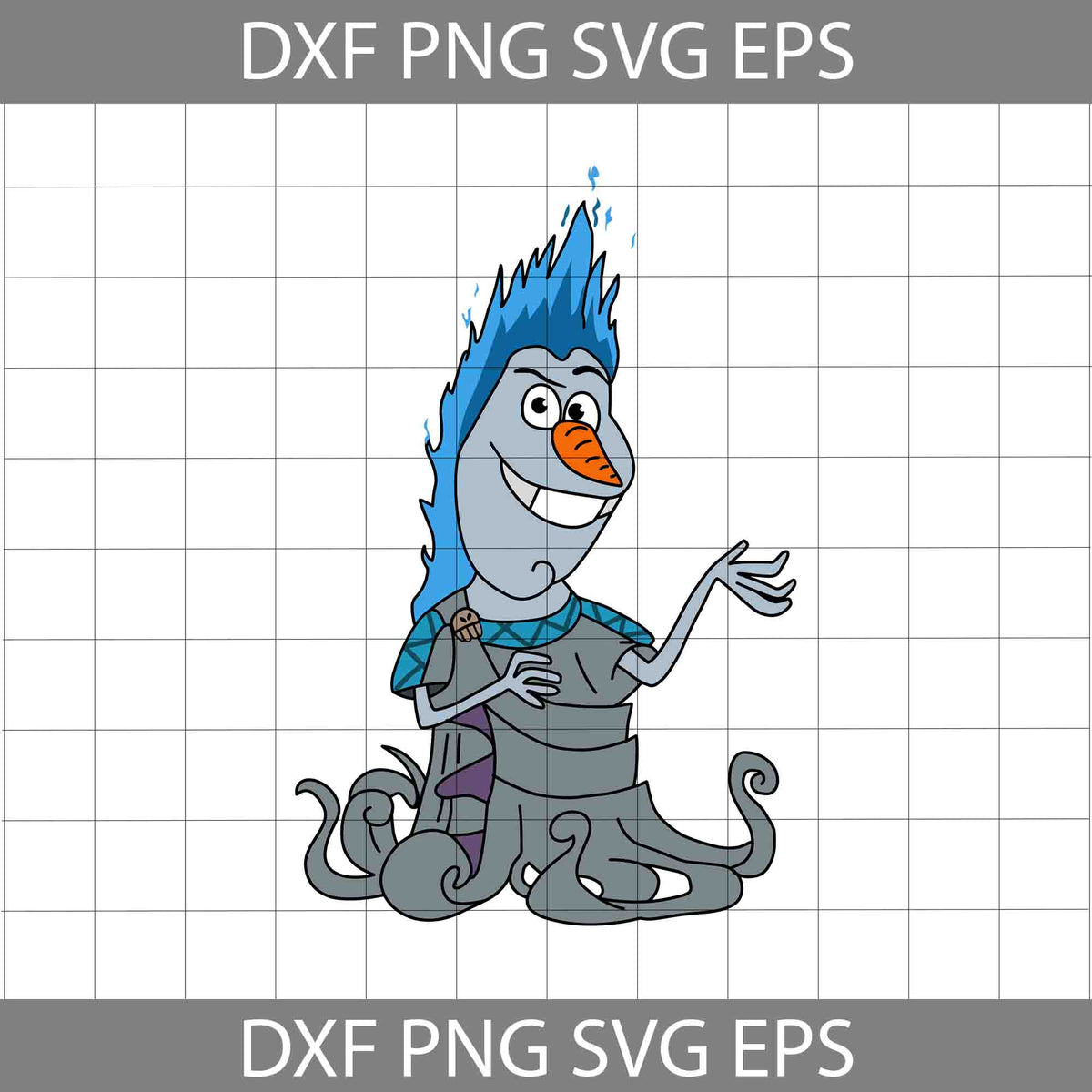 Hales Olaf Svg, Villains Svg, Olaf Costume Svg, Cartoon SVg, Cricut ...