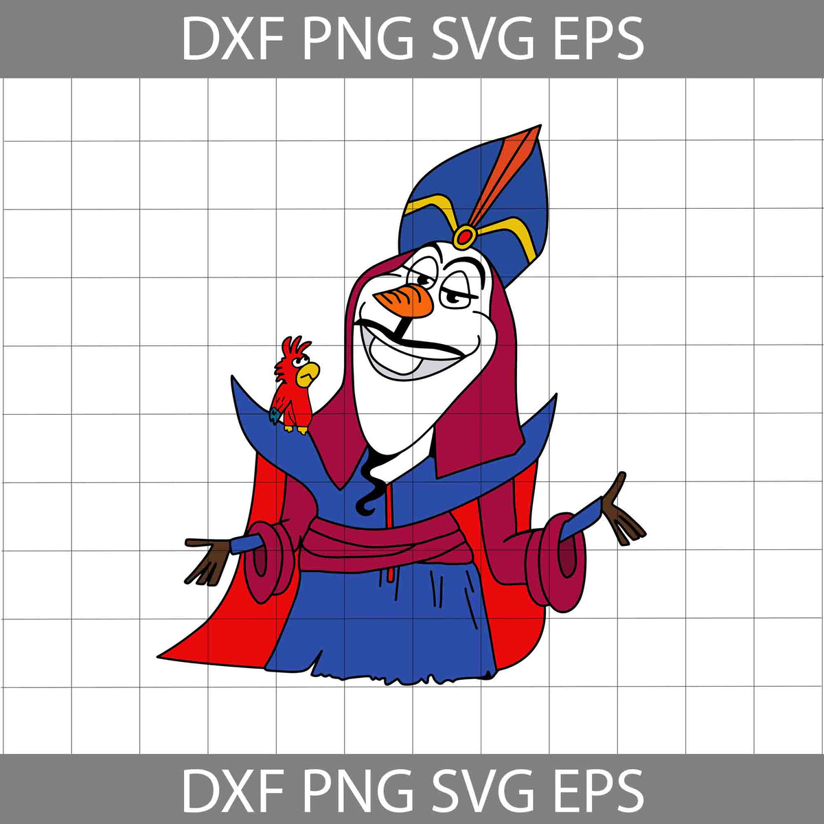 Jafar Olaf Svg, Villains Svg, Olaf Costume Svg, Cartoon SVg, Cricut ...