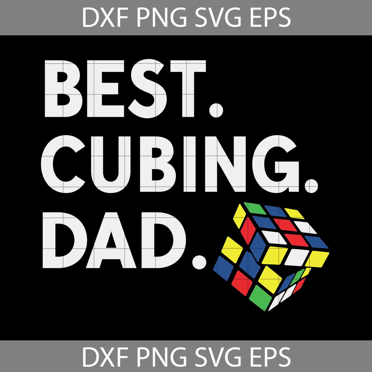 Best Dad Cubing Puzzle Svg, father Svg, father's Day Svg, Cricut file ...